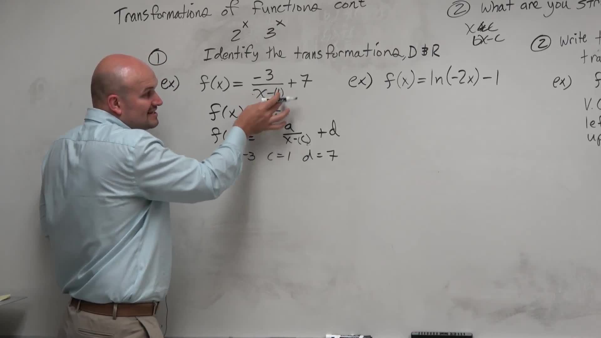 Identify The Transformations Domain And Range Of The Reciprocal